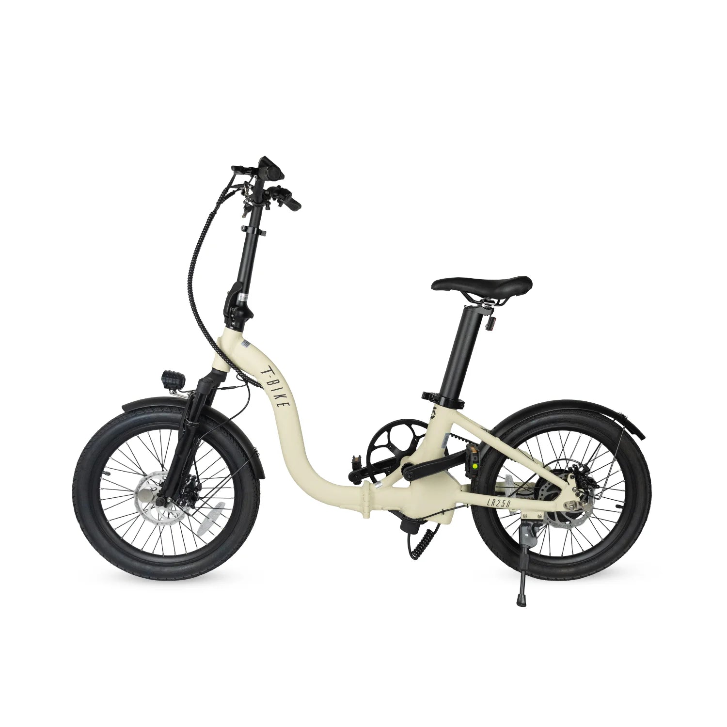 LR250 – Low-Rider Folding Electric Bike - Cream