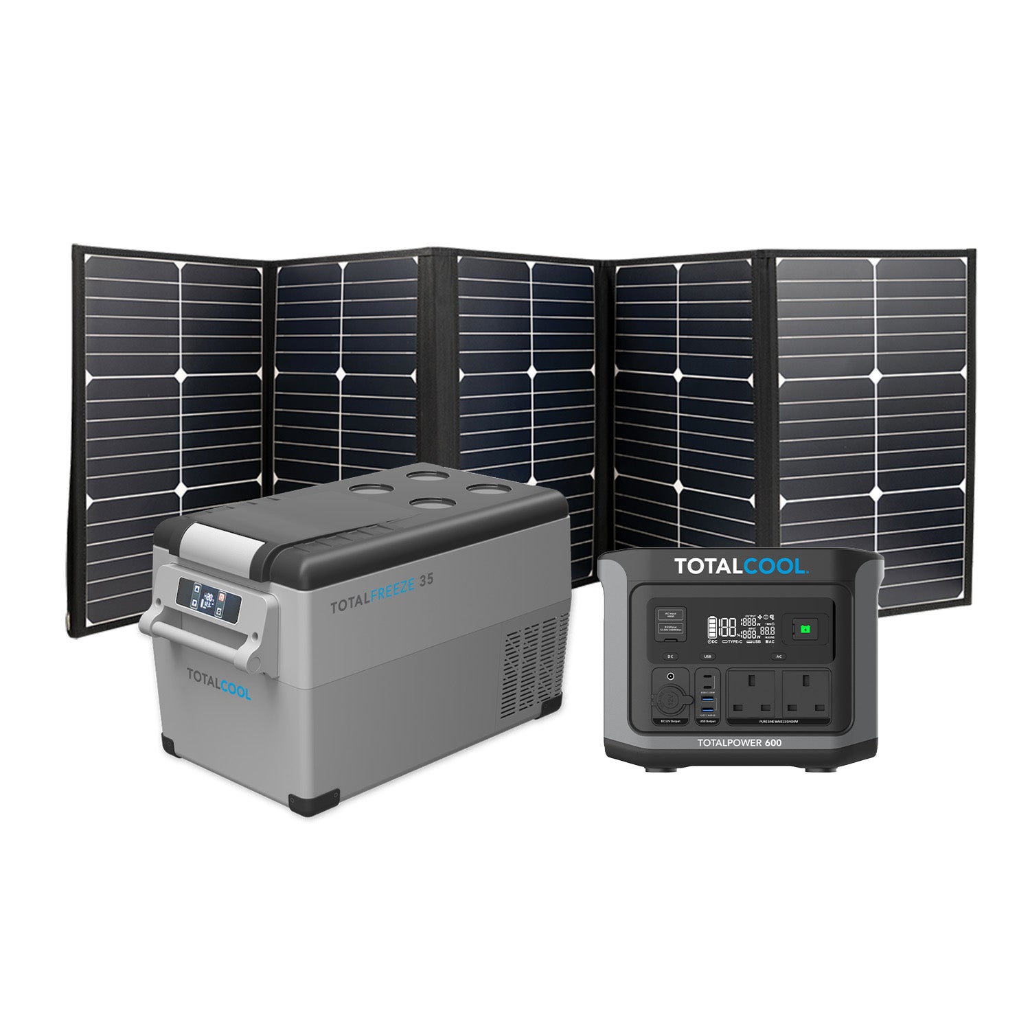 Totalfreeze 35 Freezer & Solar Power Bundle - Efficient Off-Grid Cooling